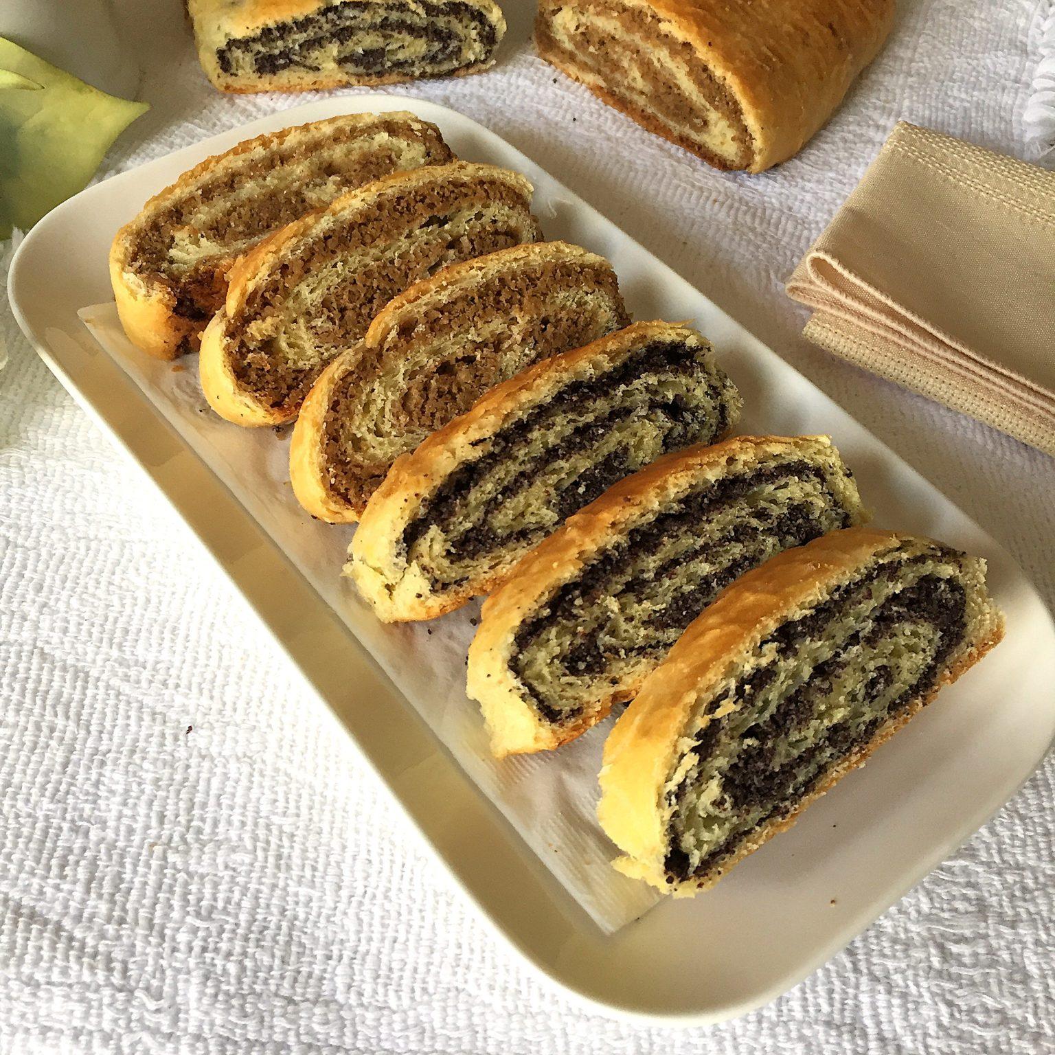 Hungarian Walnut and Poppy Seed Rolls (Diós és Mákos Kalács) - The ...