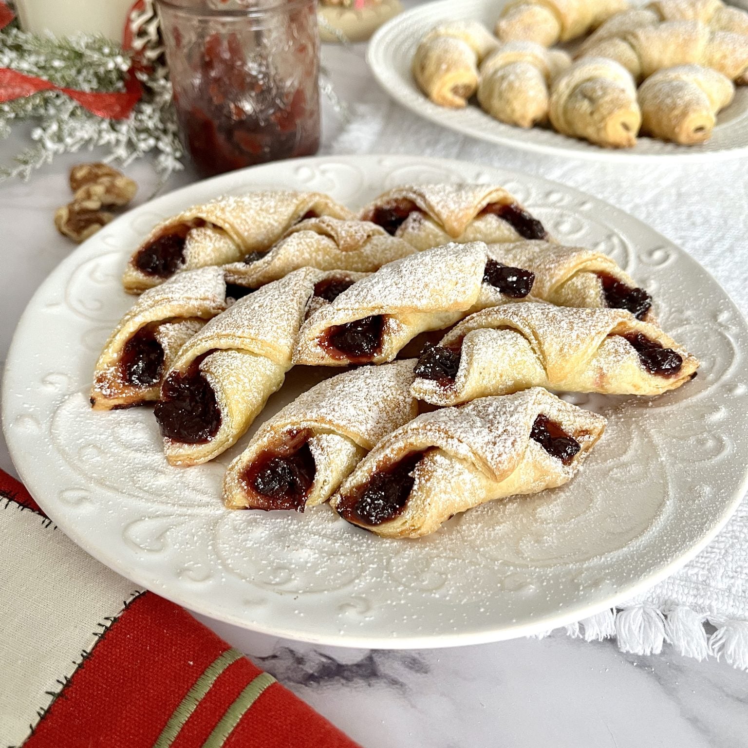 Hungarian Walnut Kifli Cookies - The Hungary Soul